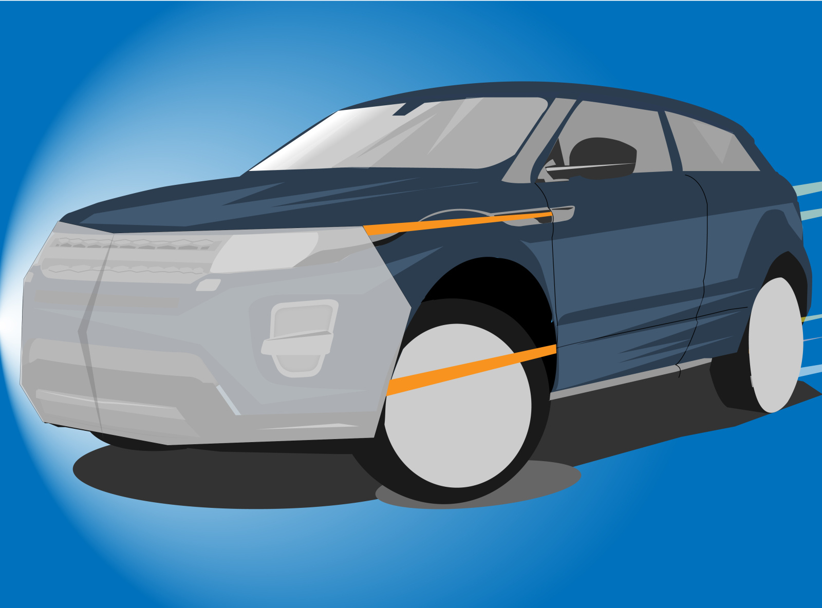 car vector 01 by Umesh Marathe on Dribbble