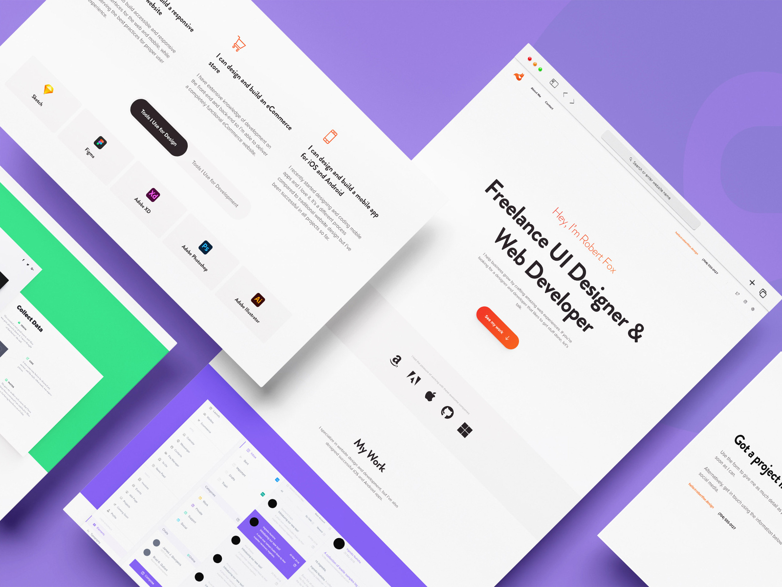 Robert Fox Portfolio Website by Jordan on Dribbble