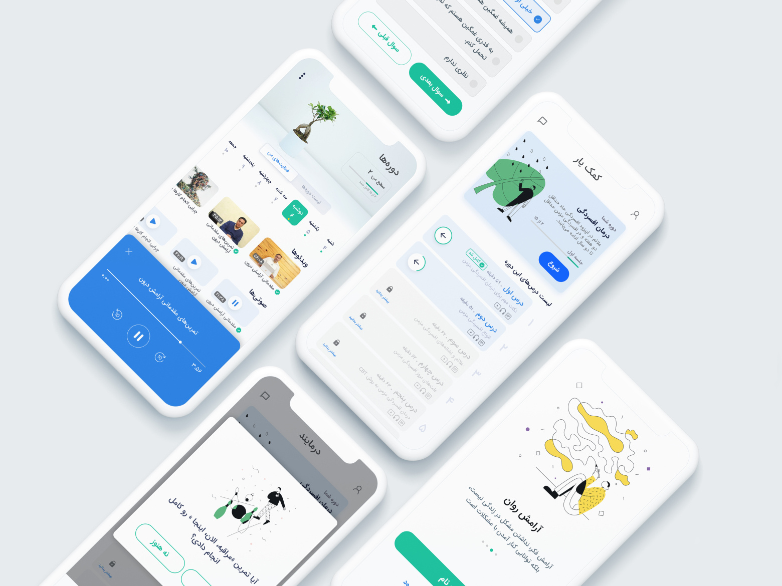 Therapy & Counseling app by Nima Arabi on Dribbble