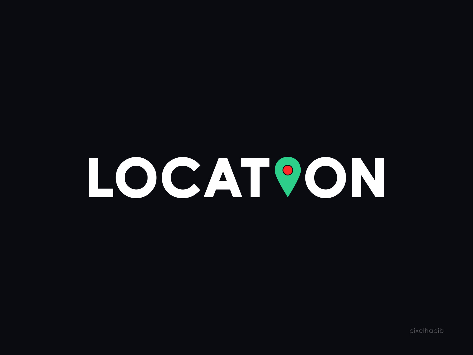 Location Brand Logo, Wordmark Logo, Text Logo by Hafizur Rahman on Dribbble