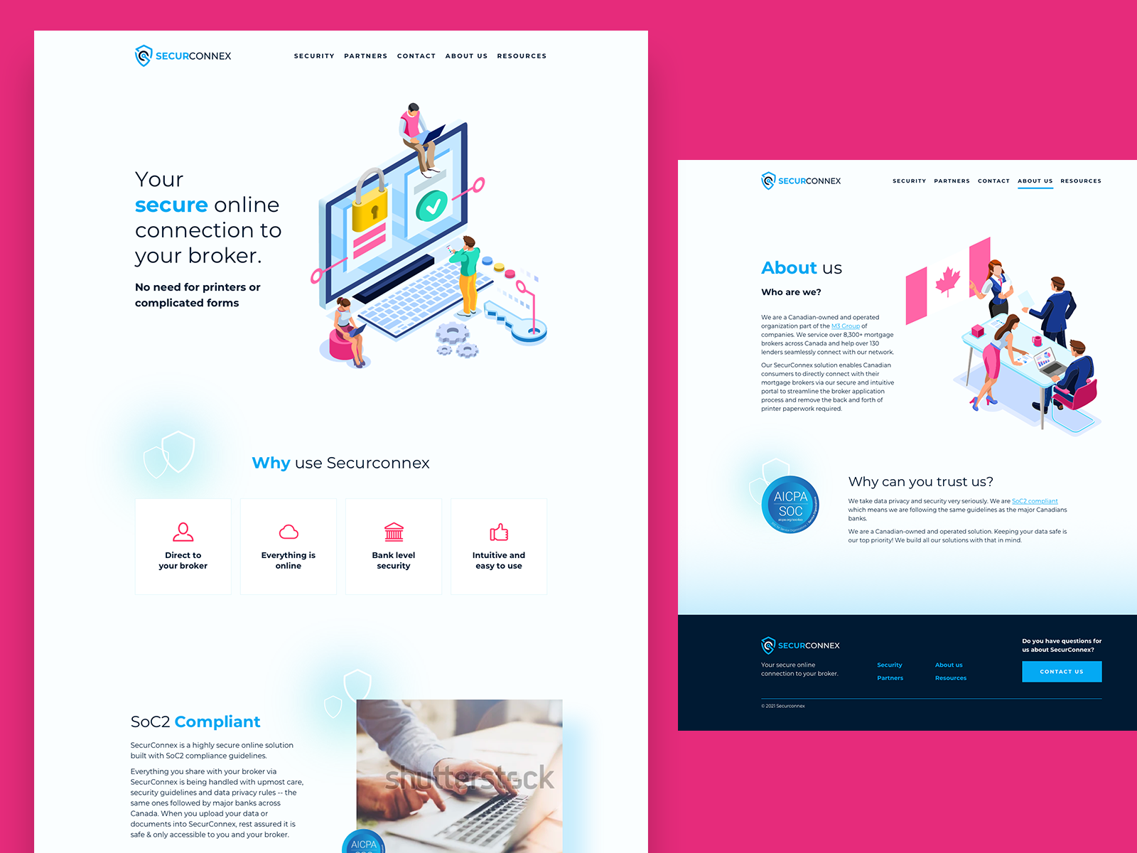 Secure file sharing website by Meagan Terrel on Dribbble