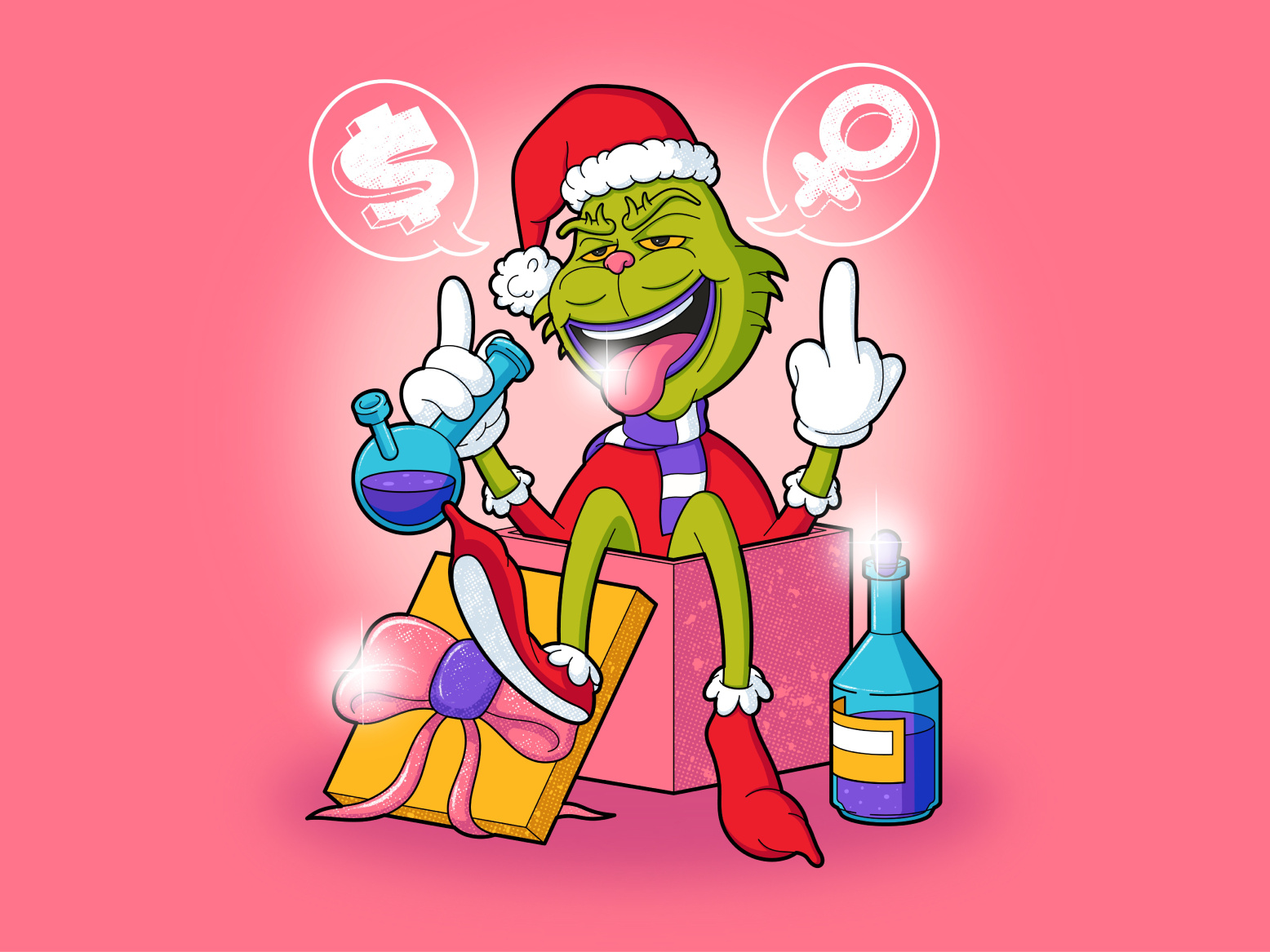 Grinch by Hunter Tømmy on Dribbble