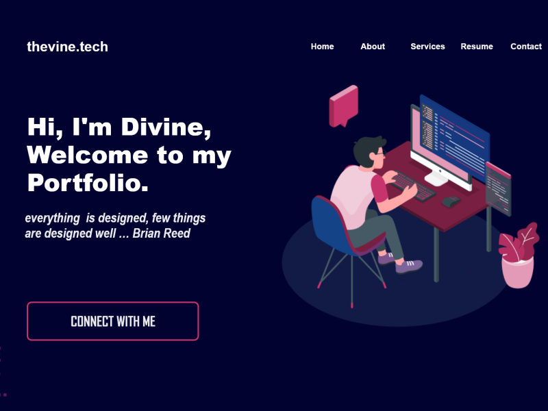 My Portfolio by Divine Chukwudi on Dribbble