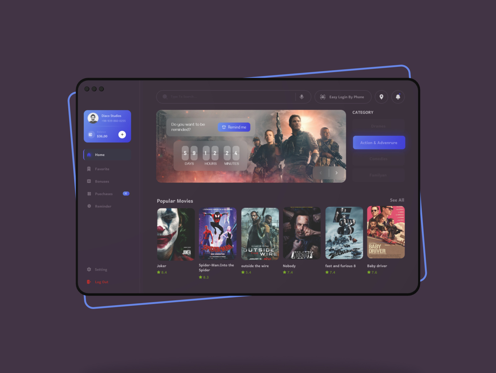 Show Movies by Ali Mohammadi on Dribbble