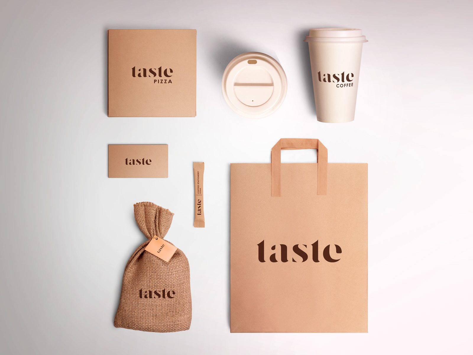 Cafe TASTE - logo design by Katsiaryna Repina on Dribbble