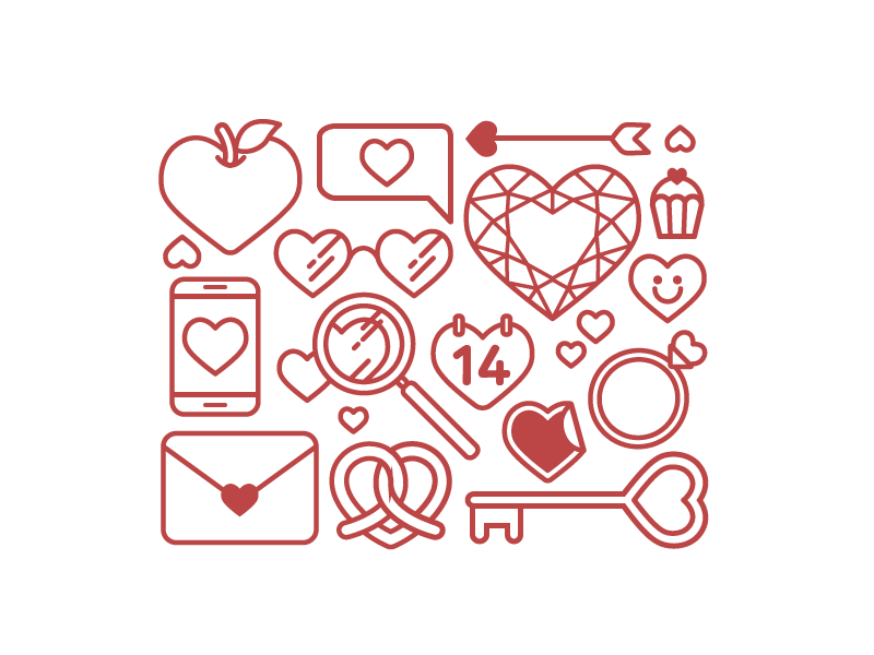 Heart Love Heart by Petshopbox on Dribbble