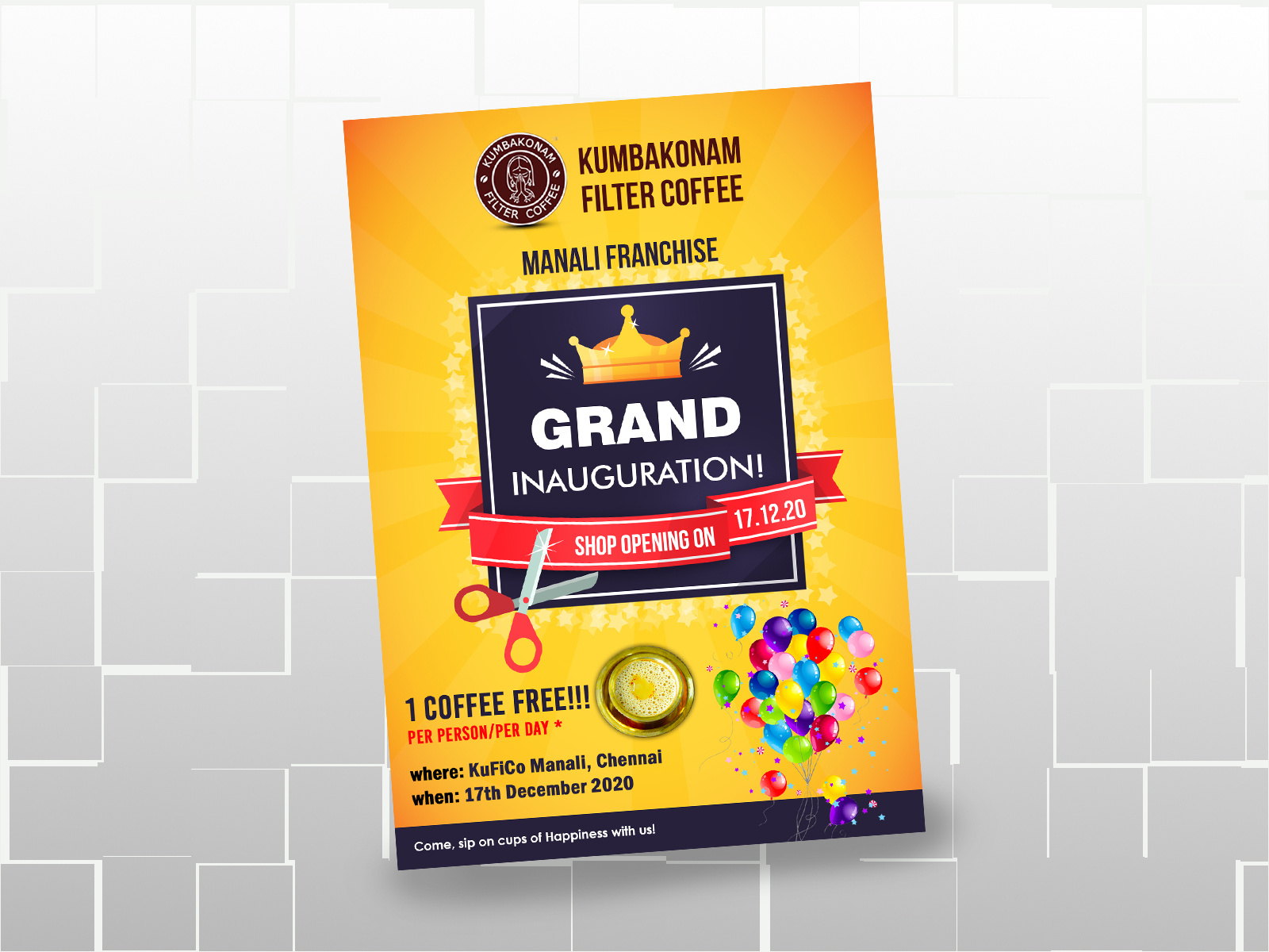 Dribbble - Grand Inauguration Poster.jpg by Leganps