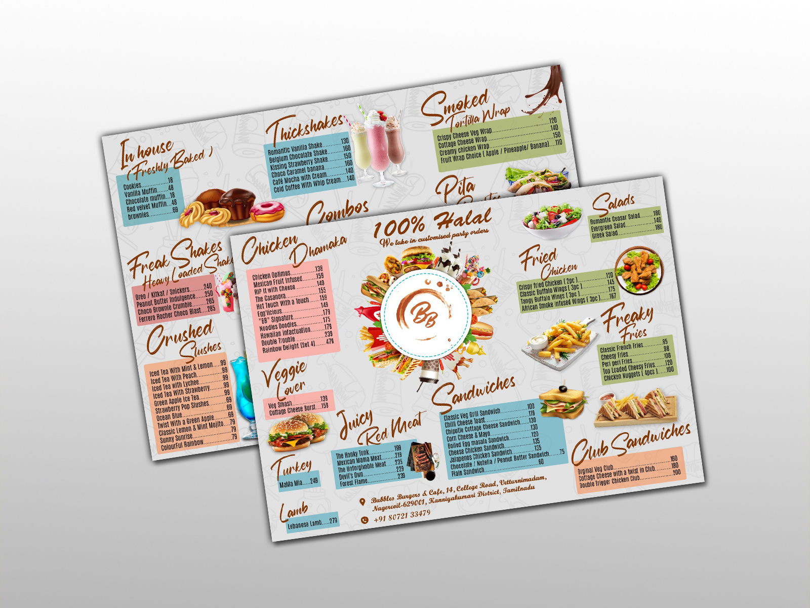 Food Menu Card by Leganps on Dribbble