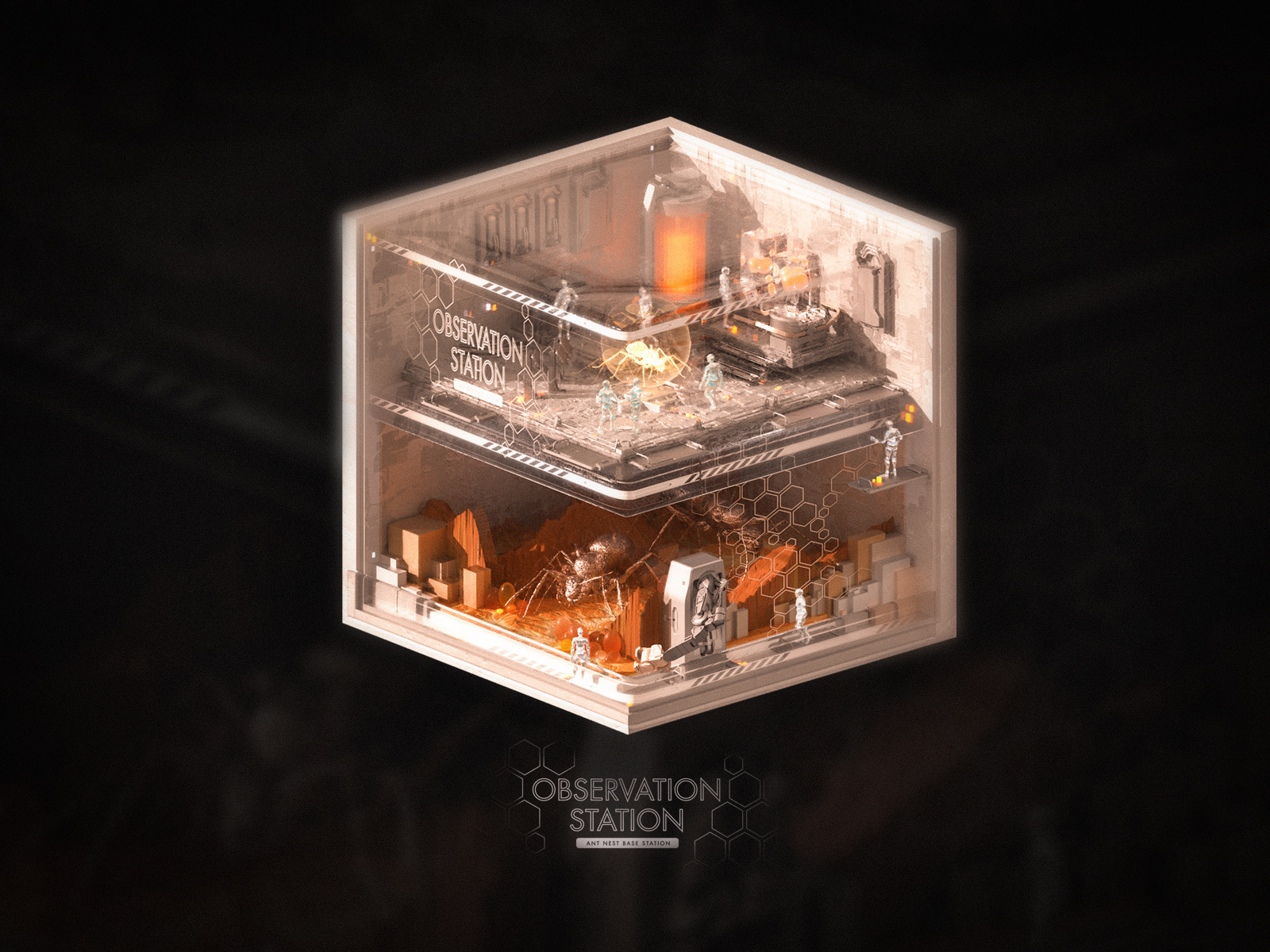 Observation Station_α by Flame Caster on Dribbble