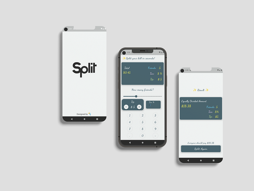 Browse thousands of Split Bill images for design inspiration | Dribbble