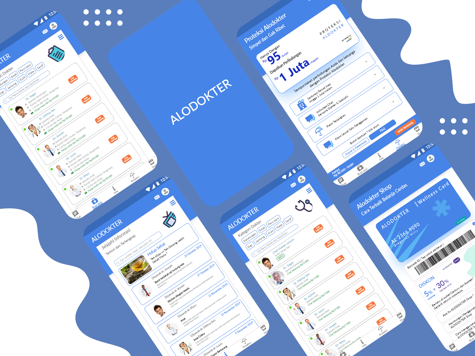 Mobile App for Alodokter by Gregorius Willy on Dribbble