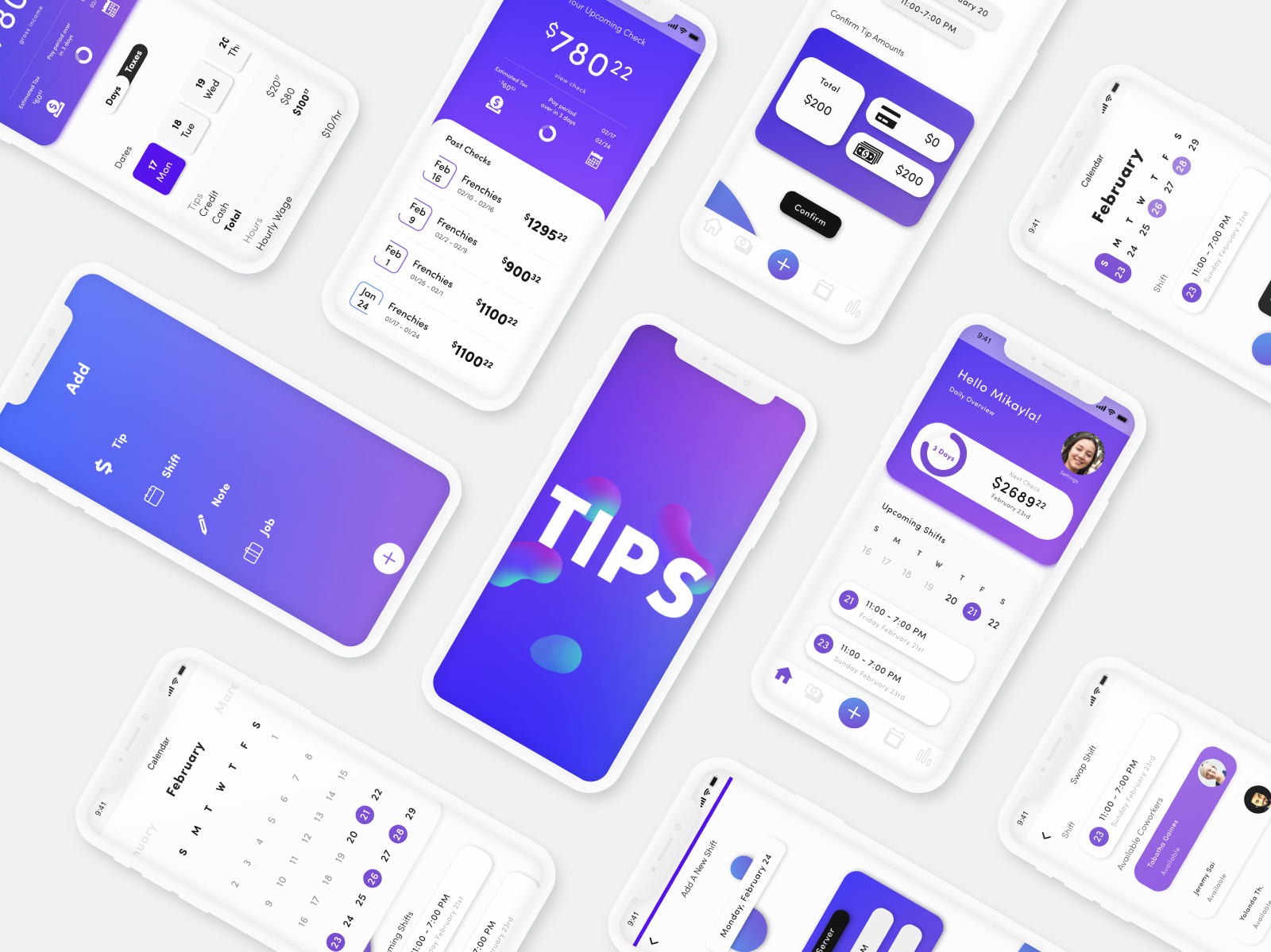 Concept - TIPS App by Mikayla Harris on Dribbble