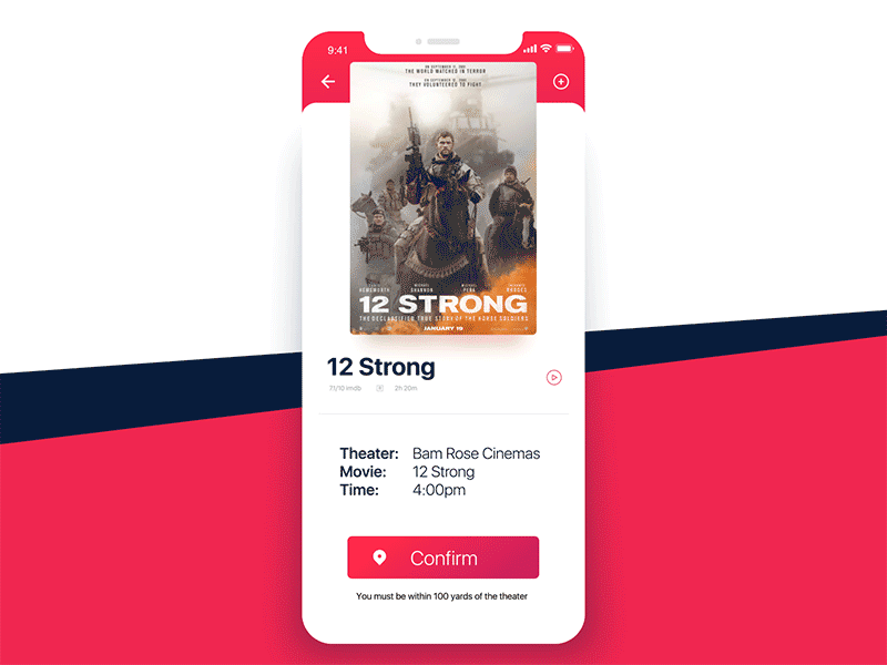 Moviepass Concept Design By Tsuriel ☰ On Dribbble