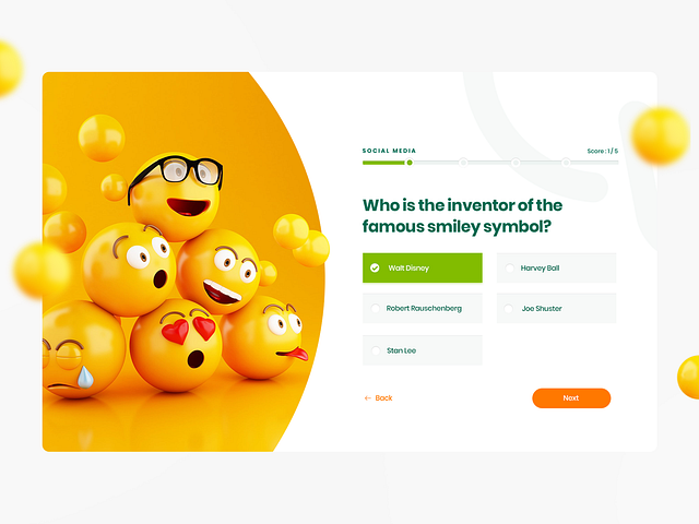 Browse thousands of Quiz UI images for design inspiration | Dribbble