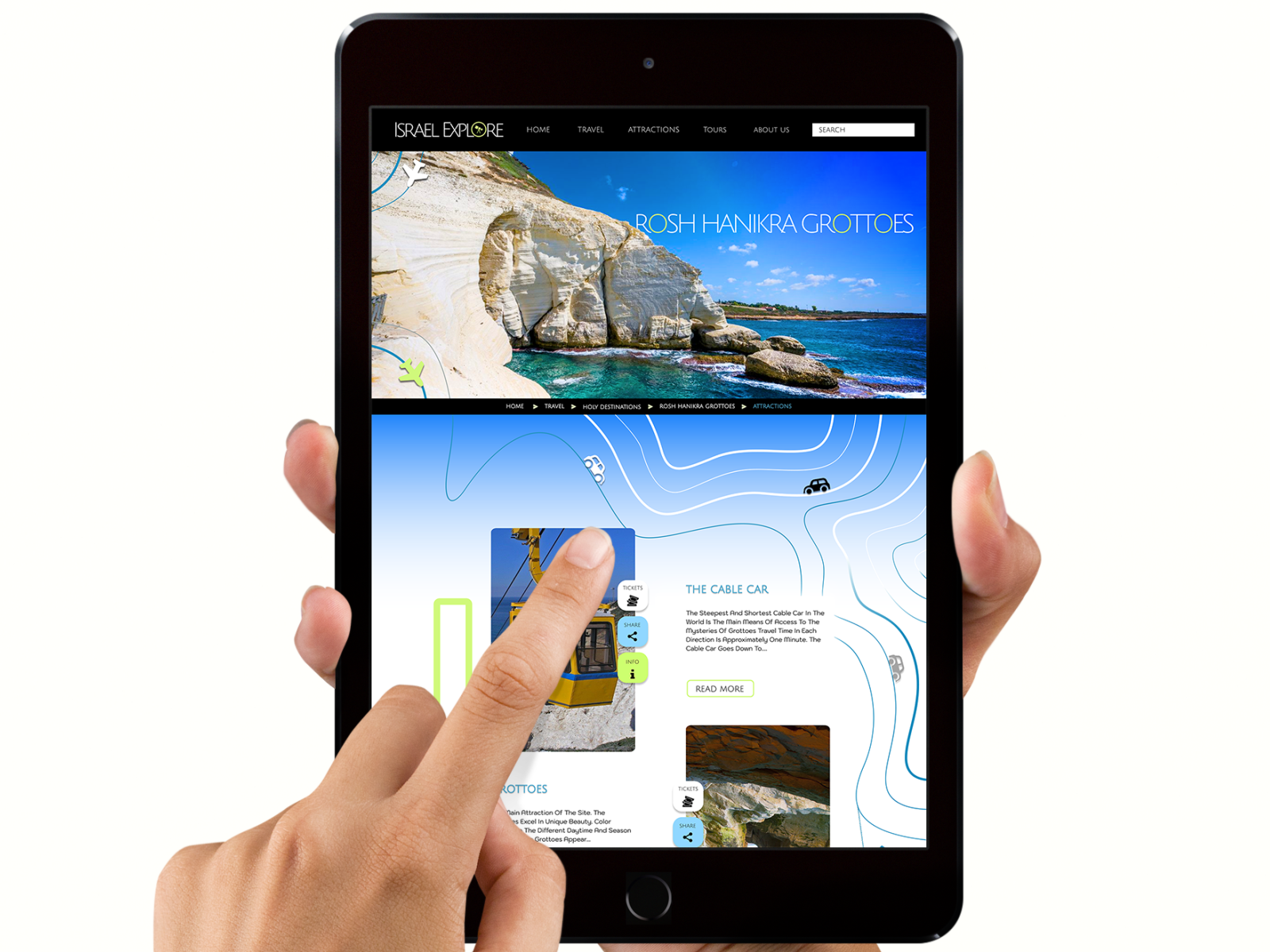 Product page - Israel Explore by Sarah Guedj on Dribbble