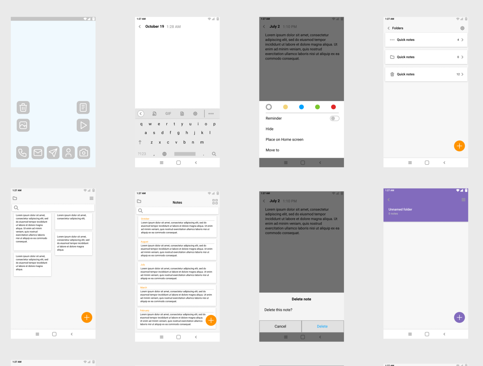 Making ui ux for notepad by Omonullokhon Toshpulatov on Dribbble