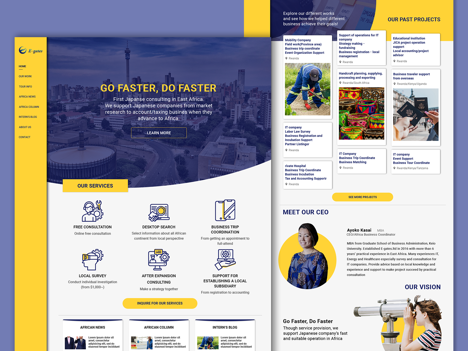 Landing Page Business Website By Philip Janus Paradero On Dribbble