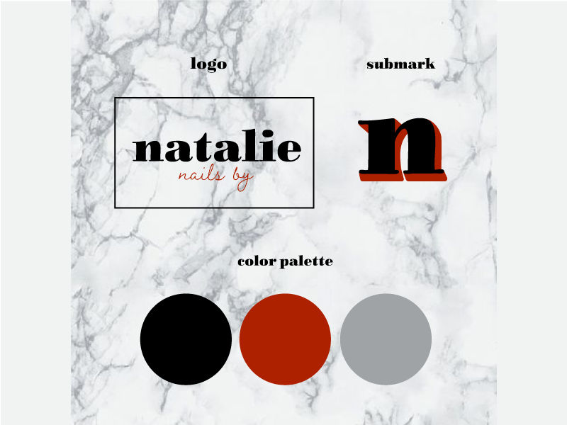 Nails By Natalie by hannahsdesign.co on Dribbble