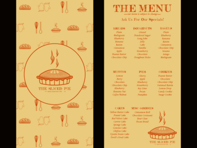 The Sliced Pie Menu by hannahsdesign.co on Dribbble