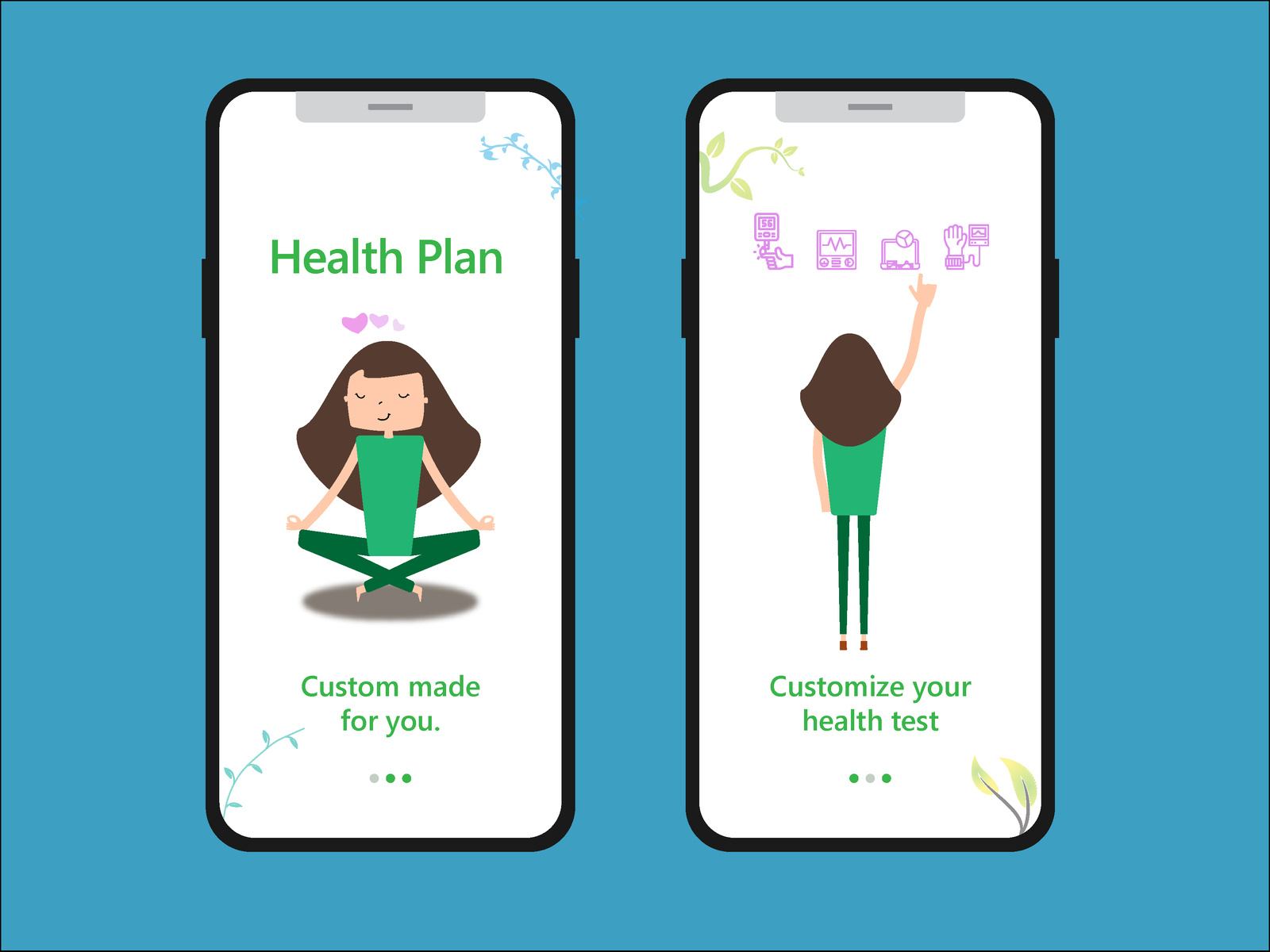 Custom Health Plan App by Raghavendra Bhat on Dribbble