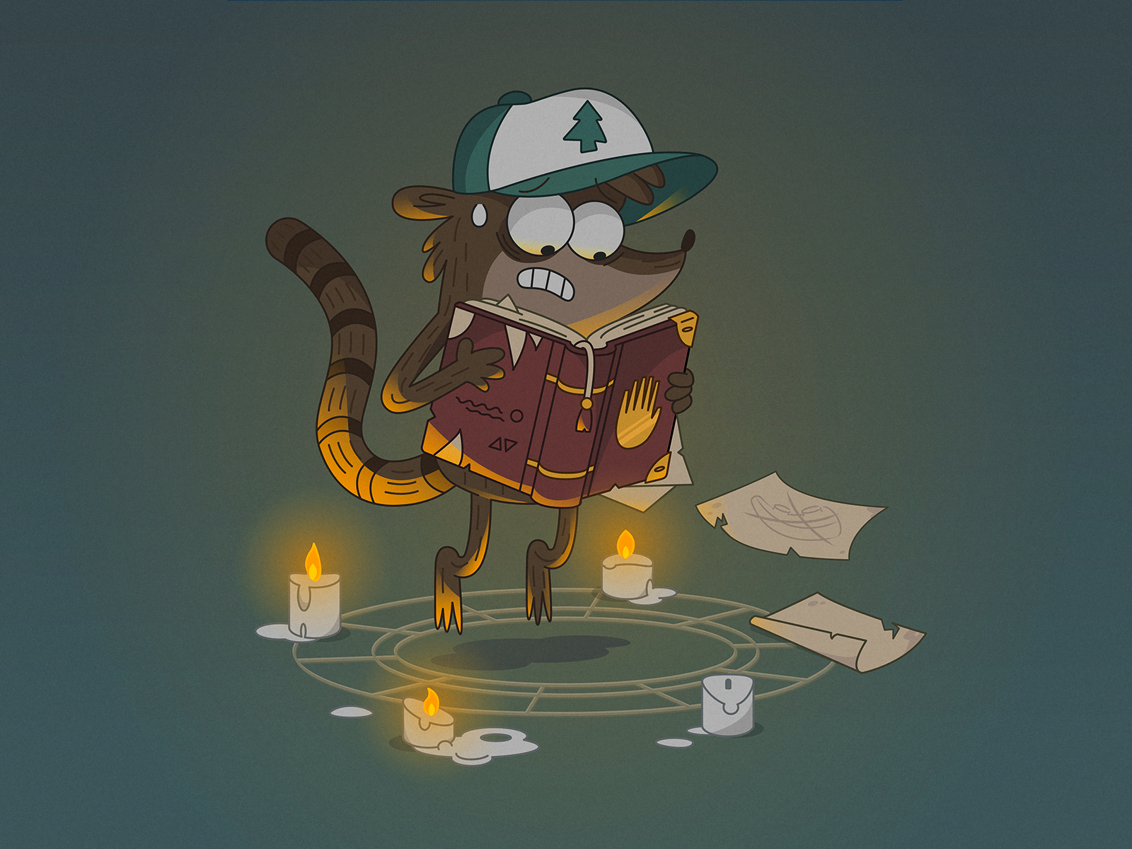 WHAT IS IT, RIGBY? by Galina Belyaeva on Dribbble
