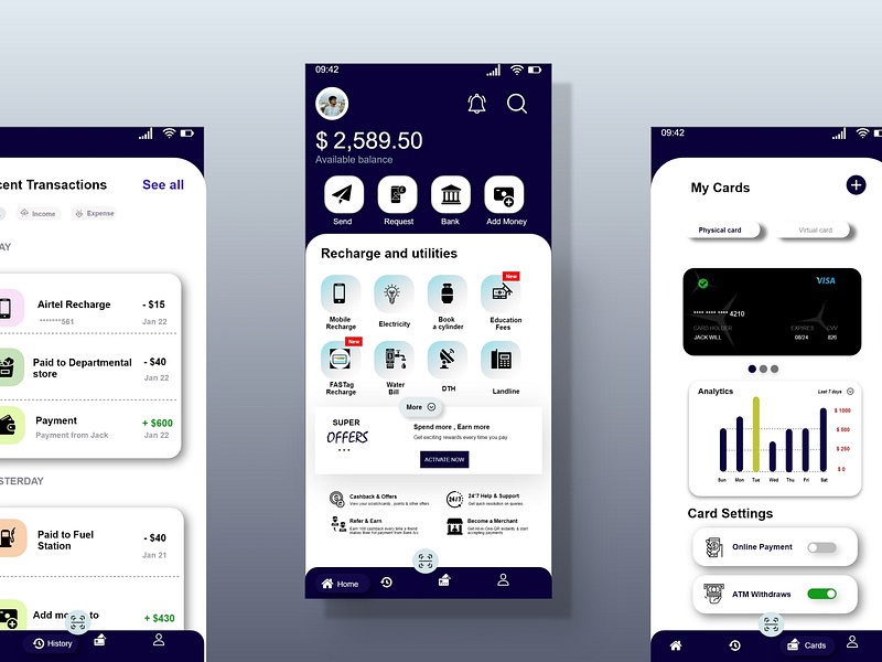 Cardview Designs Themes Templates And Downloadable Graphic Elements On Dribbble