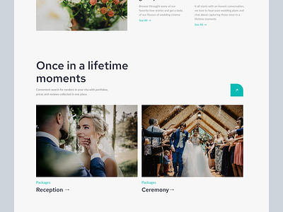 Wedding Planner - Web Design by Arip for Enver Studio on Dribbble