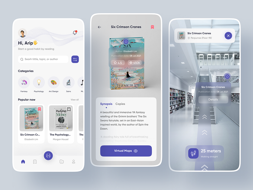 Browse thousands of Library App images for design inspiration | Dribbble