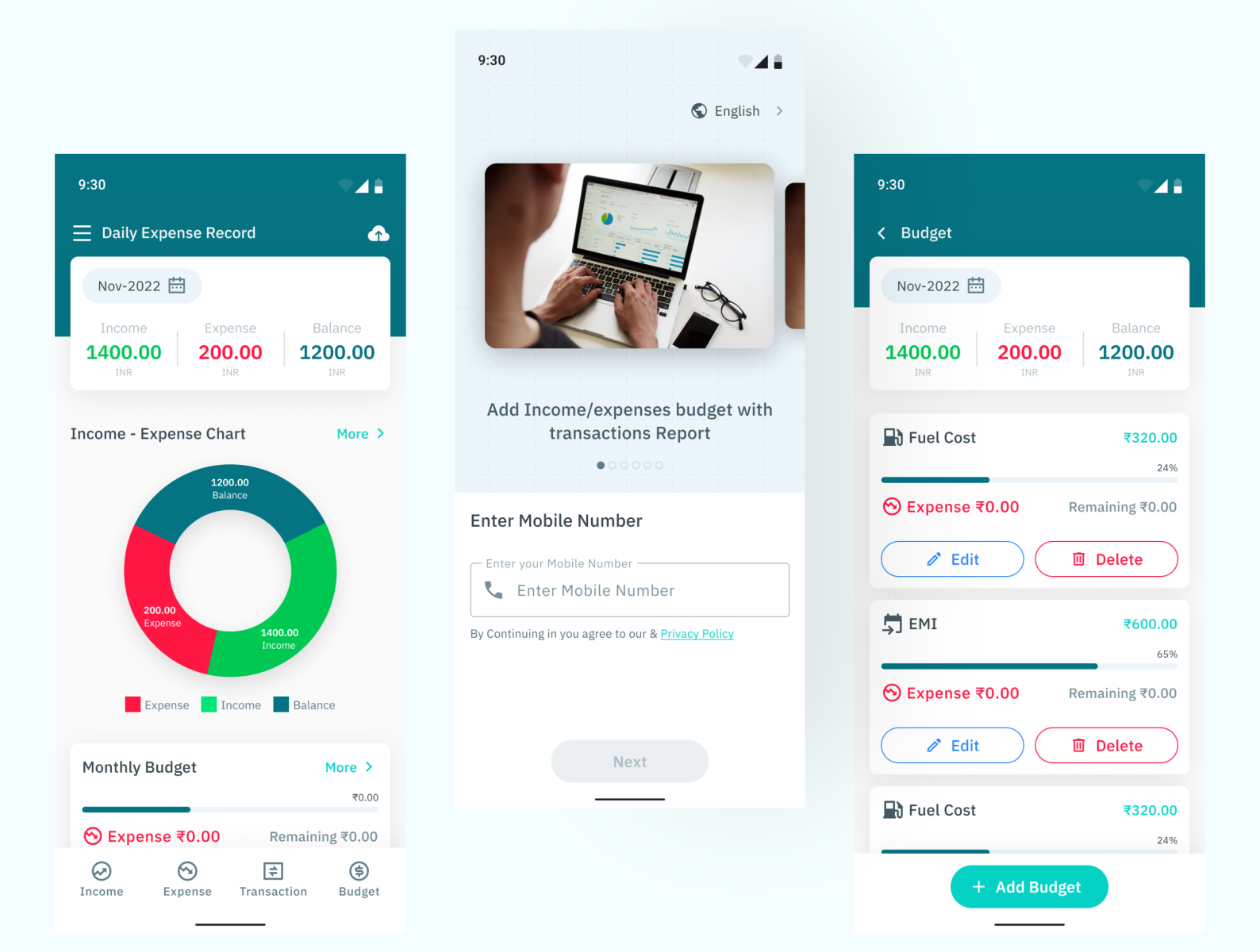 Daily Income and Expense Khata by Smit_2611 on Dribbble