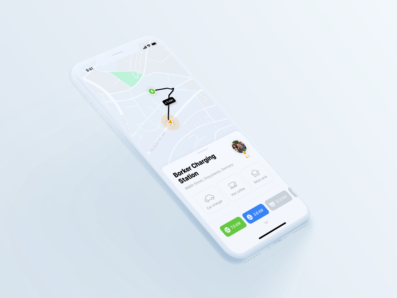 Cars charging sharing app by Oleg Pirogov 🍰 on Dribbble