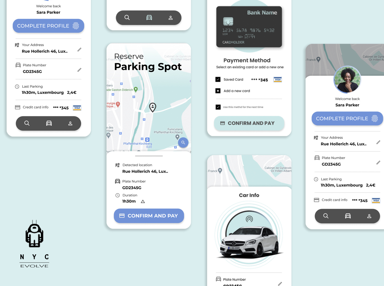 Iphone Parking App by Giulio Spataro on Dribbble