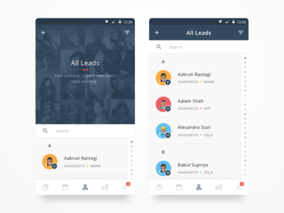 Users List Screen by Danish Ahmed - Dribbble