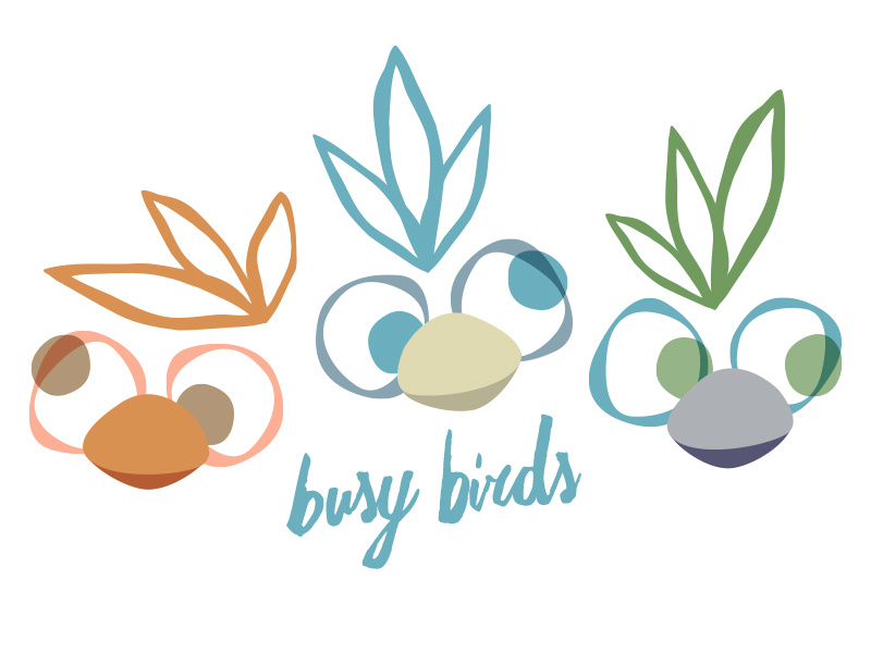 Busy Birds by Sarah Stec on Dribbble