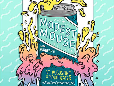 Modest Mouse Poster by Beardy Glasses on Dribbble