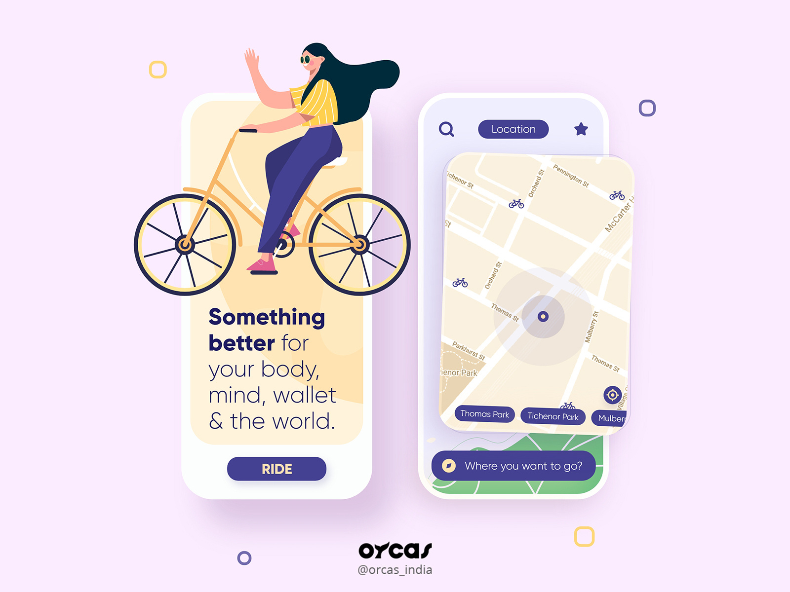 🚴 Cycling App | UI Screen by Orcas on Dribbble