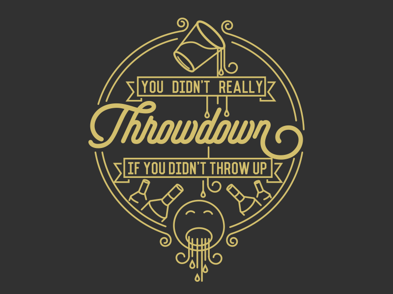 Throwdown Illustration by Matt Ladner on Dribbble