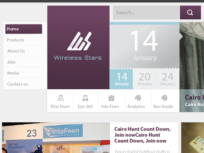WS website by Ramy Khalil on Dribbble