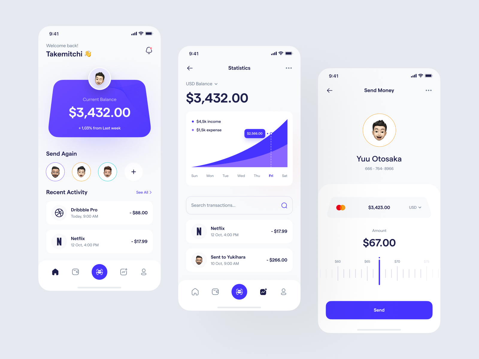 Payoo 🤑 - Mobile App by Rizki AR Khomaini for Dipa Inhouse on Dribbble