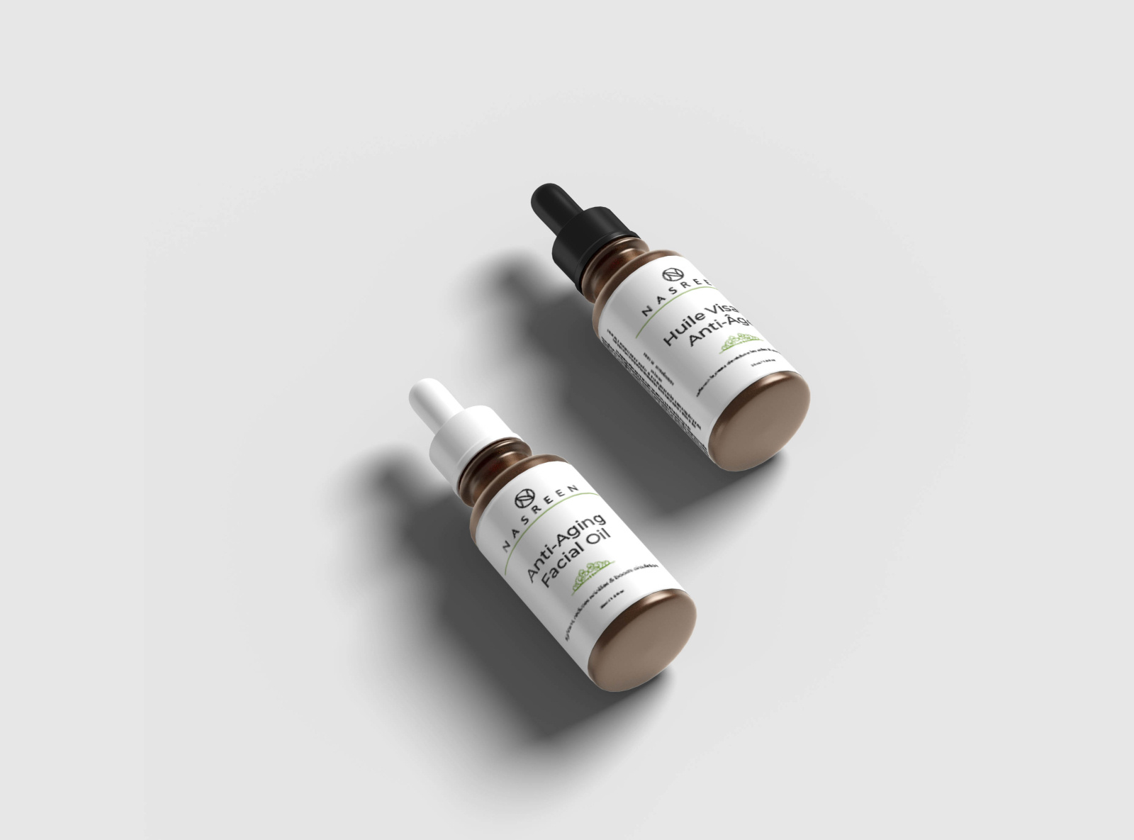 Facial Oil Label proposal by Fareeda Imana on Dribbble