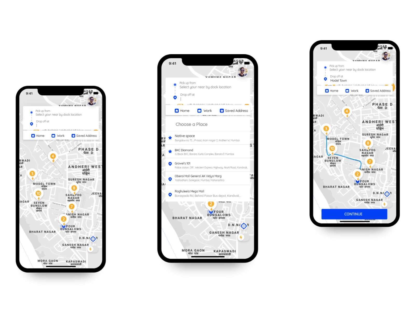 Cycle App with Map interface by Elvin on Dribbble