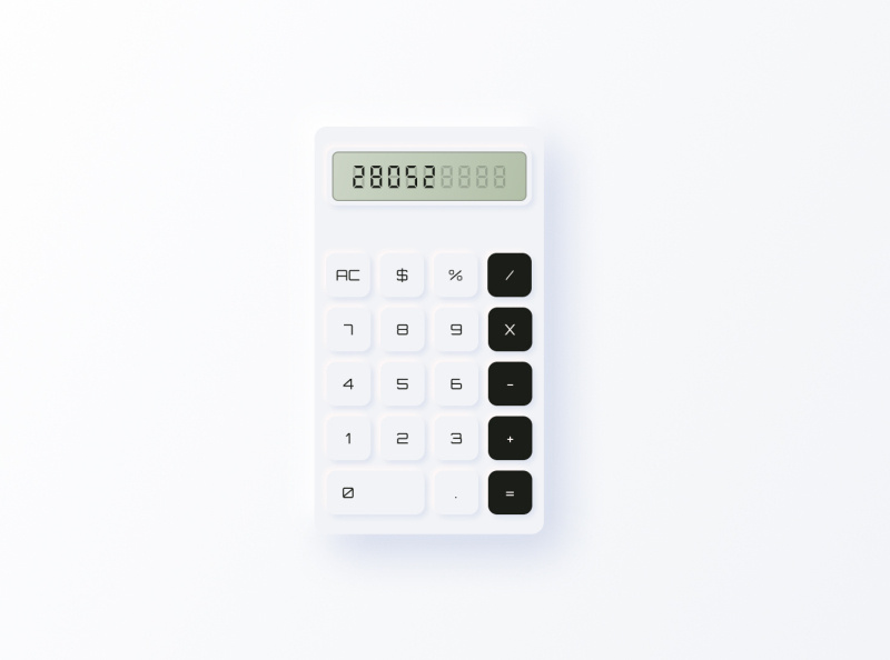 Neumorphism Calculator by Bayu Setiadi on Dribbble