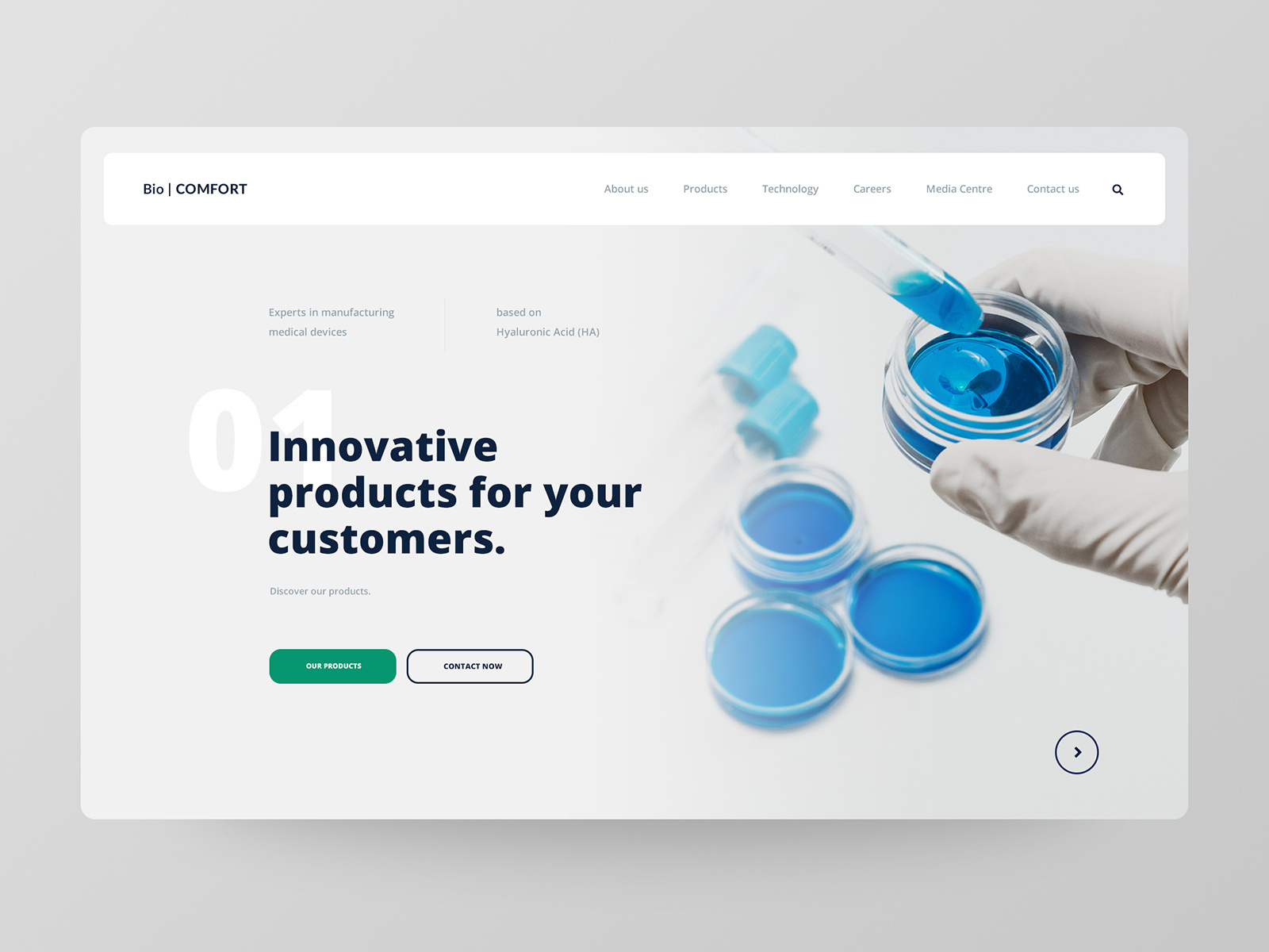 Science Website Concept by Tomasz Mazurczak on Dribbble