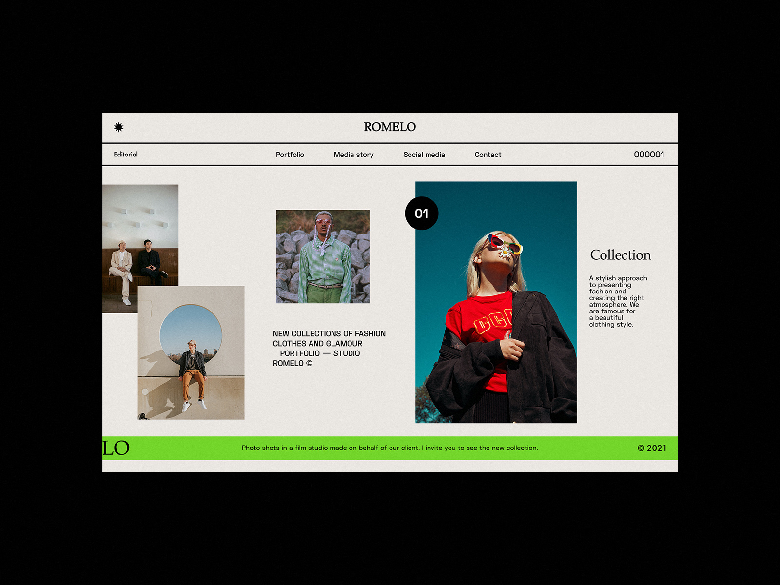 Romelo Editorial - Website concept by Tomasz Mazurczak on Dribbble