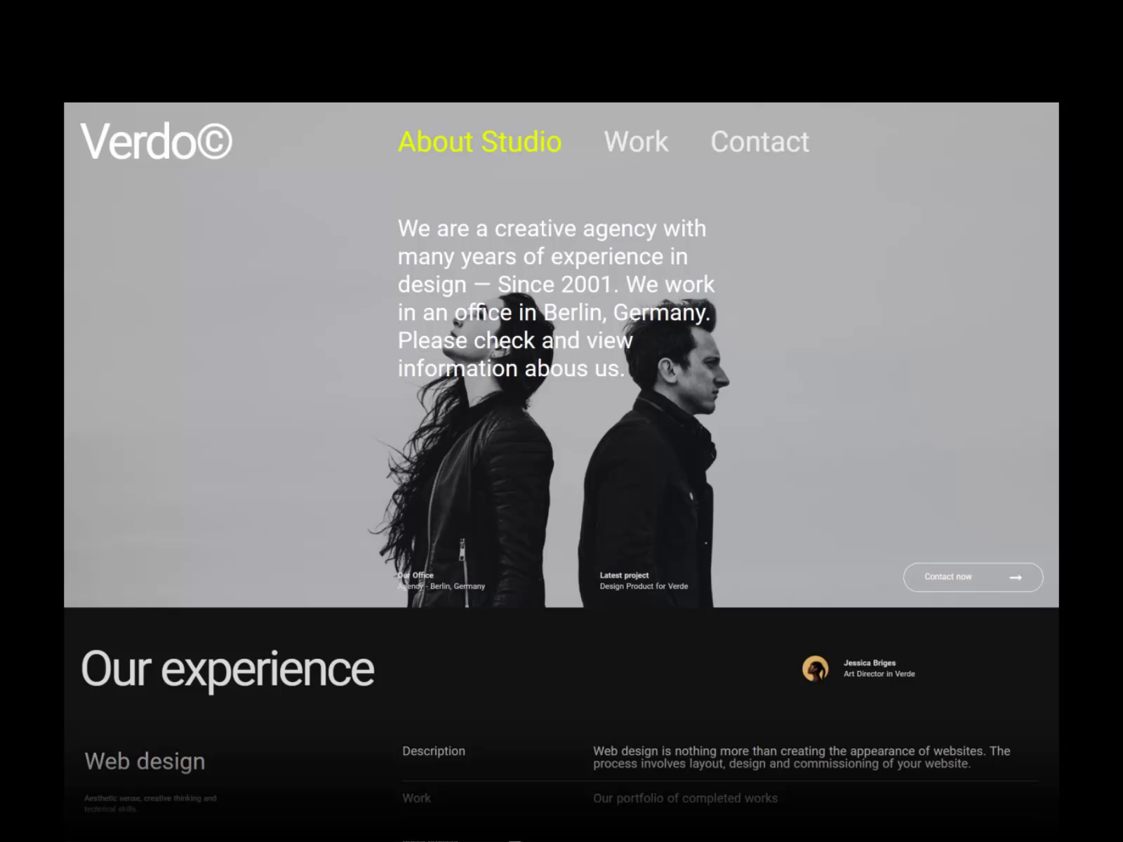 Verdo© | Agency Website Design - Video [01] by Tomasz Mazurczak for ...