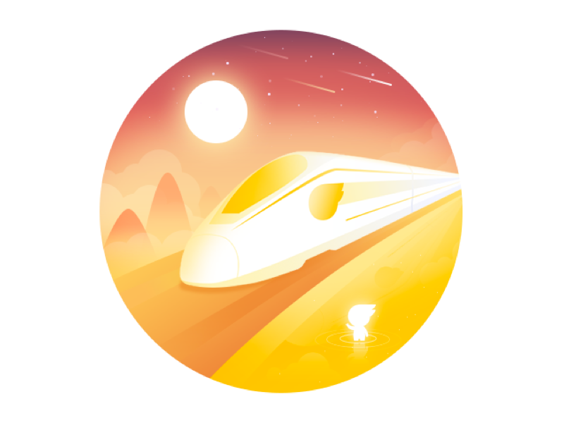 Train For Fliggy by channinglin on Dribbble