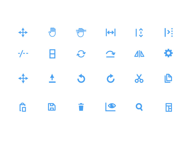 Icons for a CAD application by Justin Floyd on Dribbble