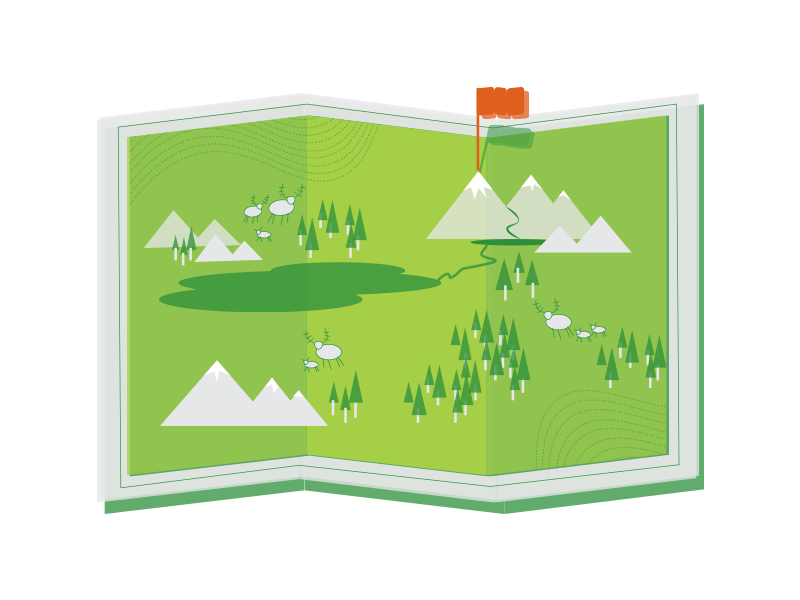 Explore Nature Map Icon by Nadia Alam on Dribbble