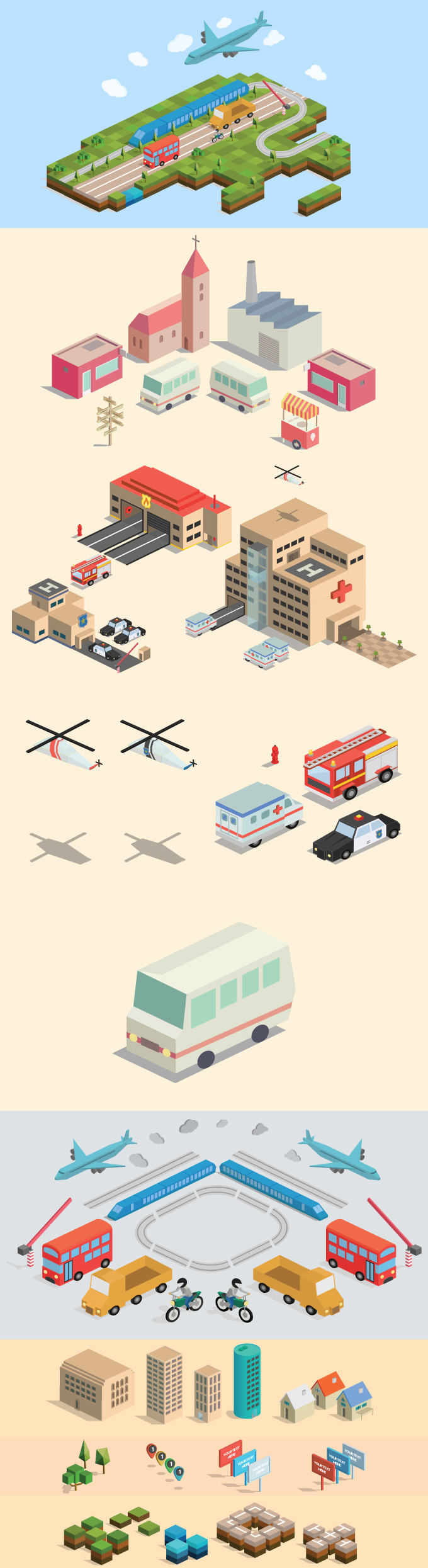Dribbble - Isometric-City-blocks-vol3-(1).jpg by Ramy Wafaa