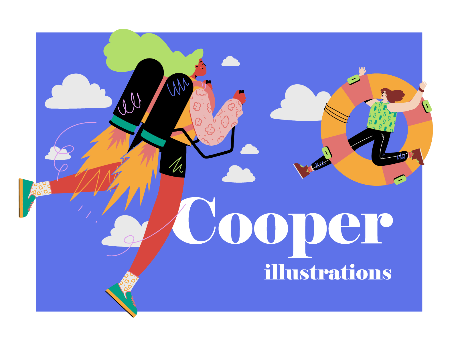 Cooper illustrations pack by Ramy Wafaa on Dribbble