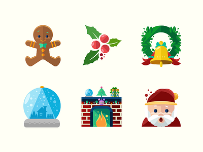 Christmas Flat Icons Pack by Ramy Wafaa on Dribbble